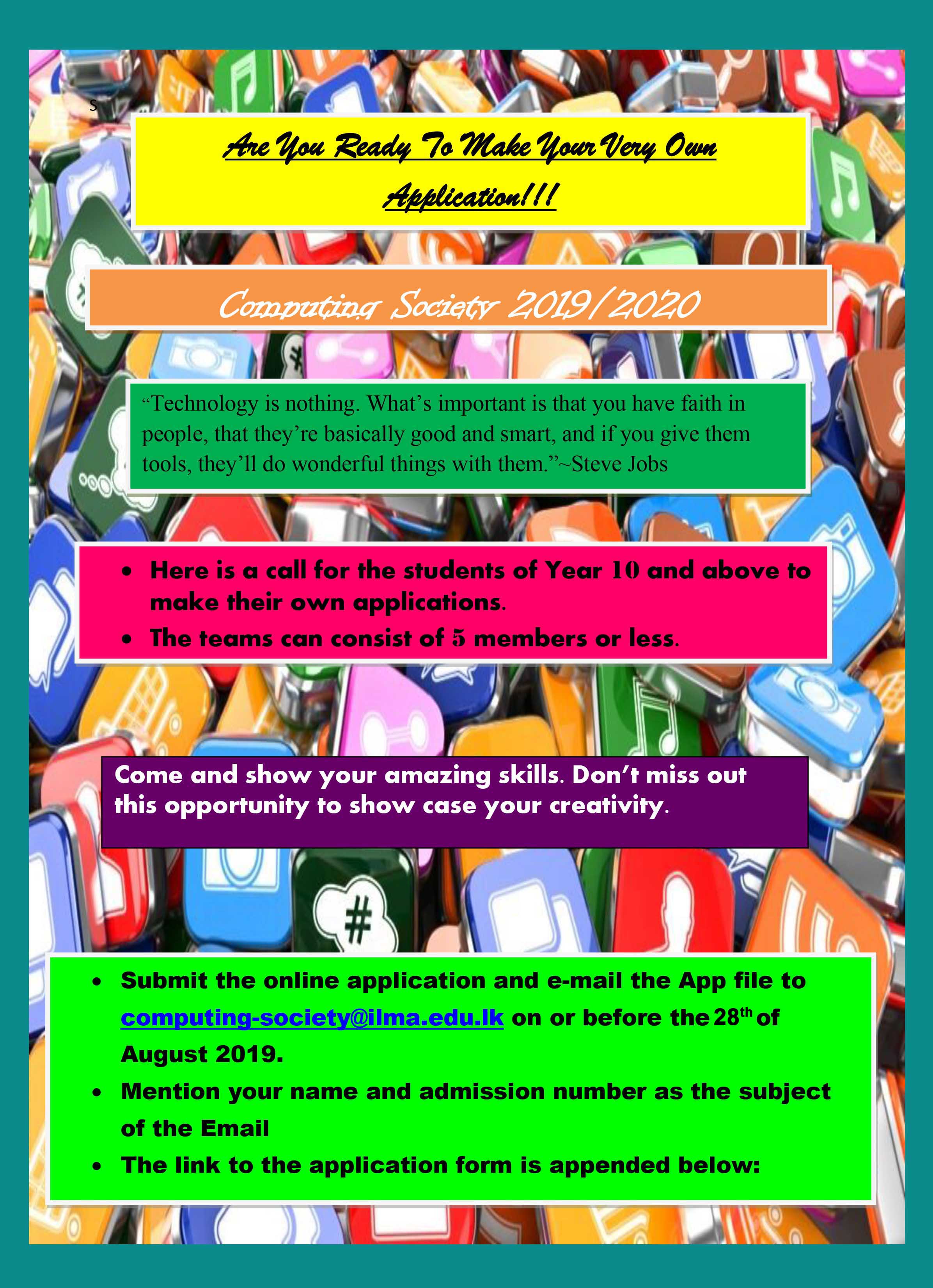 The Computing Society - Ilma International Girls’ school